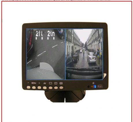 M-725 Pedestal Mount Quad Monitor | Touch Screen | Vision UK